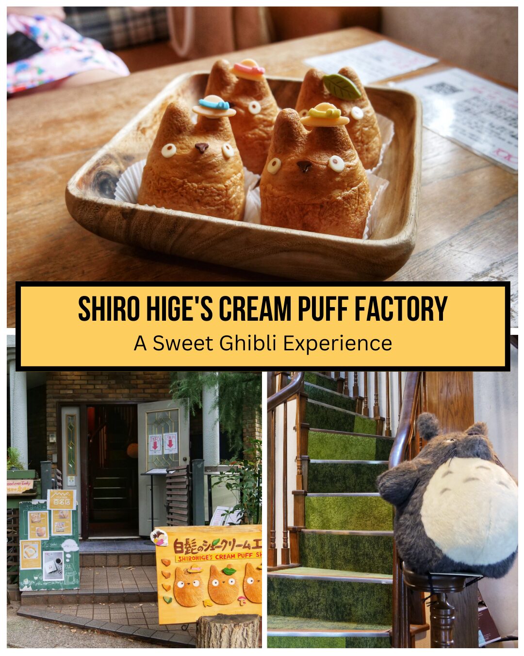 Shiro Hige's Cream Puff Factory: A Sweet Ghibli Experience